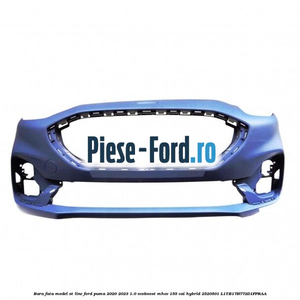 Spoiler bara fata Ford Puma 2020-2023 1.0 EcoBoost mHEV 155 cai | Piese ...